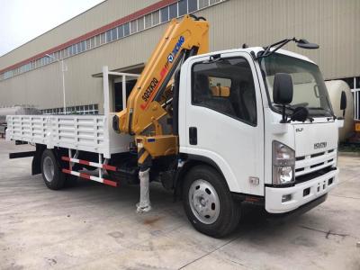China ISUZU Truck Mounted Telescopic Crane with 3.2T Capacity and 7560mm Lifting Height for Construction Transport for sale