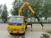 China ISUZU Truck Mounted Telescopic Crane with 3.2T Capacity and 7560mm Lifting Height for Construction Transport for sale