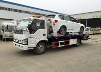 China ISUZU 4x2 120HP Recovery Towing Wrecker Truck with 4000kg Lifting Capacity and 90 km/h Speed for sale