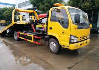 China ISUZU 4x2 120HP Recovery Towing Wrecker Truck with 4000kg Lifting Capacity and 90 km/h Speed for sale