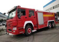 China Sinotruk Howo 6X4 10-Wheel Fire Truck with 10250L Water Tank and 336HP Engine for Industrial Fire Protection for sale