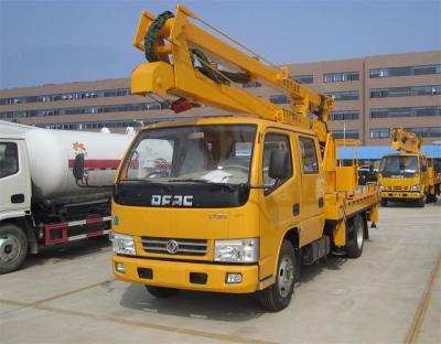 China Dongfeng 12 Meter Aerial Lift Truck with 14m Max Height and 250kg Platform Capacity for sale