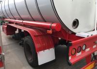 China 34CBM 3-Axle Hot Bitumen Tank Trailer with 34,000L Capacity and 5mm Carbon Steel Construction for sale