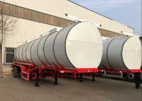 China 34CBM 3-Axle Hot Bitumen Tank Trailer with 34,000L Capacity and 5mm Carbon Steel Construction for sale