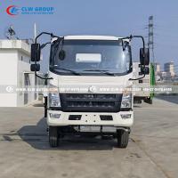 China SINOTRUK HOWO 4x4 5000L Mobile Refueling Truck All-Wheel Drive Carbon Steel Tank for sale