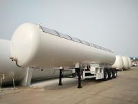 China Tri Axle LPG Tanker Semi Trailer 49.6CBM 20MT for Liquid Petroleum Gas Transport for sale
