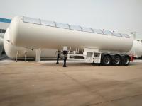 China Tri Axle LPG Tanker Semi Trailer 49.6CBM 20MT for Liquid Petroleum Gas Transport for sale