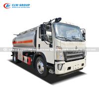 China SINOTRUK HOWO 4x2 10000L Aluminum Alloy Mobile Refueling Truck with Flow Meter for sale