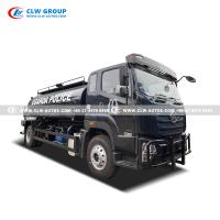 China FAW 10CBM Fecal Vacuum Suction Truck 260HP SK-12 Water Ring Pump Heavy Duty Waste Management for sale