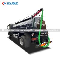 China FAW 10CBM Fecal Vacuum Suction Truck 260HP SK-12 Water Ring Pump Heavy Duty Waste Management for sale