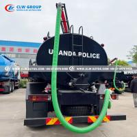 China FAW 10CBM Fecal Vacuum Suction Truck 260HP SK-12 Water Ring Pump Heavy Duty Waste Management for sale