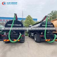 China FAW 10CBM Fecal Vacuum Suction Truck 260HP SK-12 Water Ring Pump Heavy Duty Waste Management for sale