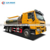 China SINOTRUK HOWO 6x4 340HP Intelligent Asphalt Distributor Truck 12000L Road Construction for sale