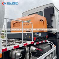 China SINOTRUK HOWO 300HP High Pressure Cleaning Truck with DENAIR Air Compressor 8000L Tank for sale