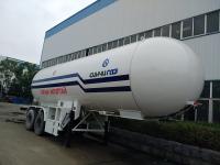 China 2 Axle 45cbm 18mt LPG Transport Semi Trailer Tanker for Propane Gas for sale