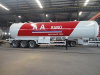 China Tri Axle LPG Tank Semi Trailer - 59.52CBM 59520 Liters Capacity, 30 Ton Payload, ASME Standard for sale