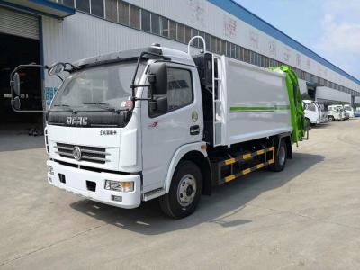 China 5 Ton Rear Loading Garbage Compactor Truck with 120HP Engine and 5CBM Capacity for Urban Waste Collection for sale