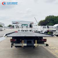 China Isuzu KV100 4x2 Flatbed Wrecker Truck 120HP Euro 6 3000kg Rear Underlift 5800mm Platform for sale