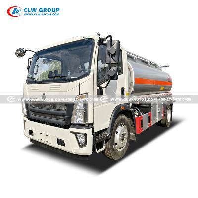 China FAW 4x2 10 CBM Mobile Fuel Tanker Truck with Censtar Dispenser 160 HP for sale