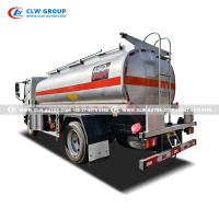 China FAW 4x2 10 CBM Mobile Fuel Tanker Truck with Censtar Dispenser 160 HP for sale