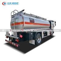 China FAW 4x2 10 CBM Mobile Fuel Tanker Truck with Censtar Dispenser 160 HP for sale
