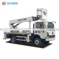China Shacman 15m RHD Aerial Work Platform 250kg Dielectric Insulated Bucket for Live-Line Maintenance for sale