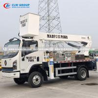 China Shacman 15m RHD Aerial Work Platform 250kg Dielectric Insulated Bucket for Live-Line Maintenance for sale
