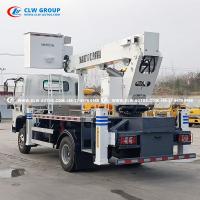 China Shacman 15m RHD Aerial Work Platform 250kg Dielectric Insulated Bucket for Live-Line Maintenance for sale