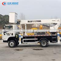 China Shacman 15m RHD Aerial Work Platform 250kg Dielectric Insulated Bucket for Live-Line Maintenance for sale