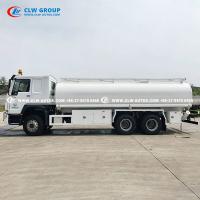 China Sinotruk HOWO 6x4 20000L Fuel Tanker Truck 340HP Diesel PTO Pump Bulk Fuel Transport for sale