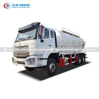 China Sinotruk HOWO NX 20m³ RHD Sewage Suction Truck with Yifeng Water Ring Vacuum Pump for sale
