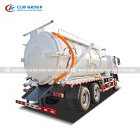 China Sinotruk HOWO NX 20m³ RHD Sewage Suction Truck with Yifeng Water Ring Vacuum Pump for sale