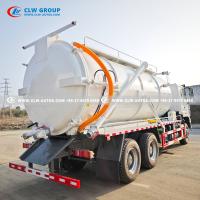 China Sinotruk HOWO NX 20m³ RHD Sewage Suction Truck with Yifeng Water Ring Vacuum Pump for sale