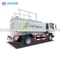 China ISUZU NPR 6000L Fuel Bowser 150HP Euro V Diesel Tanker with Fuel Dispenser for sale