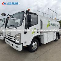 China ISUZU NPR 6000L Fuel Bowser 150HP Euro V Diesel Tanker with Fuel Dispenser for sale