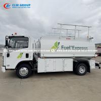 China ISUZU NPR 6000L Fuel Bowser 150HP Euro V Diesel Tanker with Fuel Dispenser for sale