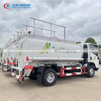 China ISUZU NPR 6000L Fuel Bowser 150HP Euro V Diesel Tanker with Fuel Dispenser for sale