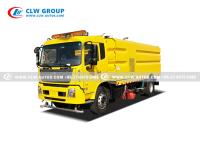 China Dongfeng KR 210HP Road Sweeper Truck 7m³ Stainless Steel Tank 9m³ Water Tank for sale