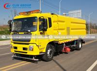 China Dongfeng KR 210HP Road Sweeper Truck 7m³ Stainless Steel Tank 9m³ Water Tank for sale