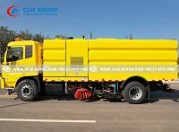 China Dongfeng KR 210HP Road Sweeper Truck 7m³ Stainless Steel Tank 9m³ Water Tank for sale