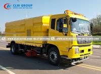 China Dongfeng KR 210HP Road Sweeper Truck 7m³ Stainless Steel Tank 9m³ Water Tank for sale