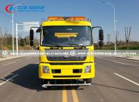 China Dongfeng KR 210HP Road Sweeper Truck 7m³ Stainless Steel Tank 9m³ Water Tank for sale