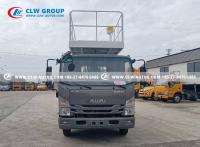 China Isuzu KV100 4x2 23m Aerial Work Platform Truck 300kg Stainless Steel Platform CAN Bus Wireless Remote for sale