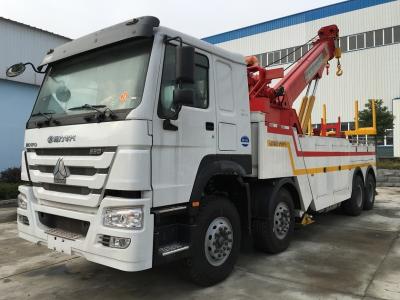 China Sinotruk Howo 8X4 371HP Heavy Duty Tow Truck with 50 Ton Hoisting Capacity and 43 Ton Towing Weight for sale
