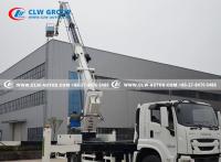 China ISUZU GIGA 34m Insulated Aerial Work Truck Articulated Folding Arm Dielectric Bucket 360 Rotation for sale