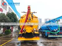 China FOTON 8x4 Heavy Duty Combination Sewer Cleaning Vacuum Truck High Pressure Jetting 20000L Tank for sale