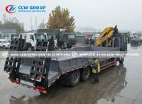 China HOWO 8x4 Service Truck 10 Ton XCMG Knuckle Boom Crane Hydraulic Ladder 400HP for sale