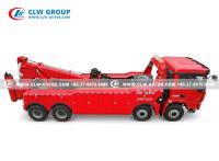 China Shacman X3000 420HP 8x4 Integrated Wrecker Truck 50 Tonne Recovery Capacity for sale