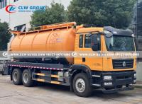China 18m³ Combination Sewer Cleaning Truck 3500 psi High Pressure Jetting 8m Vacuum Suction for sale