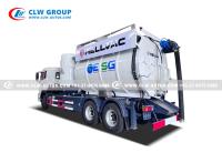 China Dongfeng 6x4 Sand Suction Truck 12-15m³ Tank 380HP Cyclone Dust Collector Two Stage Overflow Protection for sale